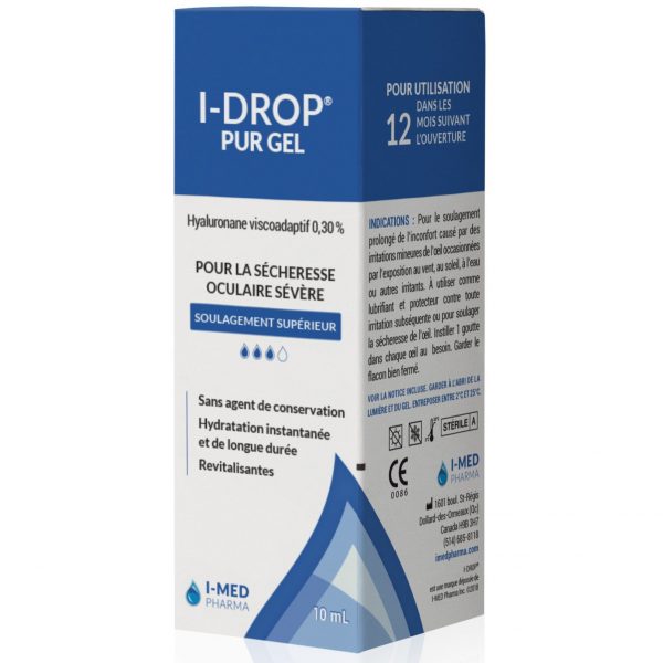 l-DROP PUR GEL 0.3 lubrifiant oculaire hyaluronique | EMGIDI
